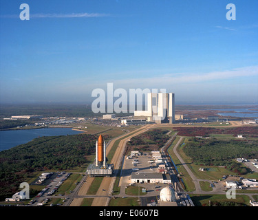 The Space Shuttle Atlantis was rolled out for the final flight of the ...