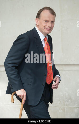 London, UK. 04th May, 2014. Actress Fiona Shaw arrives at the BBC ...