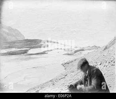 A view of Mont-Perdu from Tuquerouye, taken in October 1892. The ...