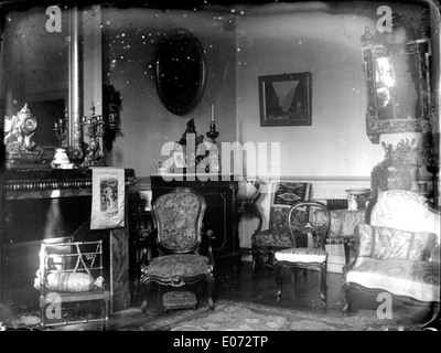 Intérieur d'un salon bourgeois, Allemagne Stock Photo - Alamy