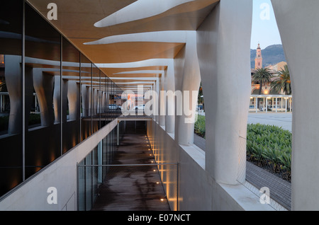 Entrance to Jean Cocteau Museum by Rudy Ricciotti & Pebble Mosaic of ...