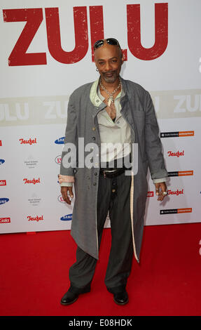 Hamburg, Germany. 05th May, 2014. American singer Percival poses on the ...