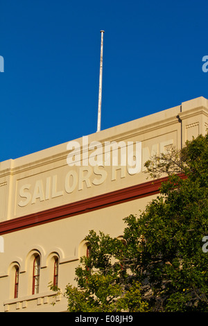 The Rocks area and Circular Quay, with city skyline in the backdrop ...
