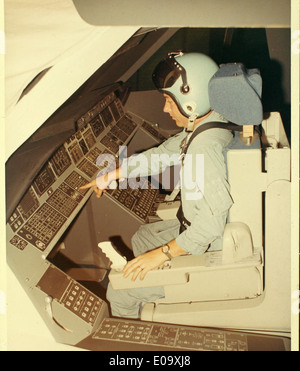 The B9U cockpit mock-up was part of NASA’s Space Shuttle Program and ...