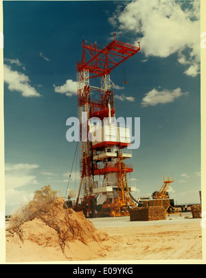 A glossy photo of the Convair Little Joe II rocket, which was tested ...