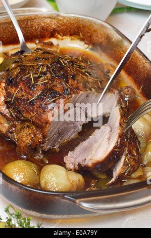 Appetizing and tasty roast pig homemade baking , roasting meat Stock ...