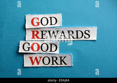 grow acronym in business concept, words on cut paper on wood Stock ...