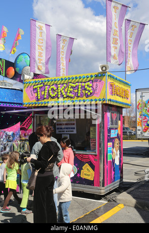 A ticket booth at a carnival in New Jersey, USA Stock Photo - Alamy