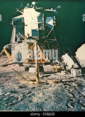 Apollo 12, the sixth crewed mission of NASA’s Apollo program, is shown in this photograph with ...