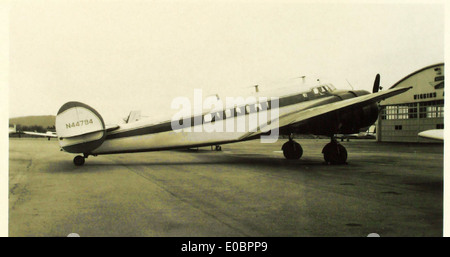 Lockheed Model 10-E Electra twin engined airplane in the livery of ...