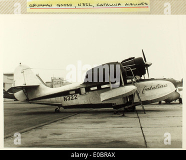 The Grumman G-21 Goose is a twin-engine amphibious aircraft used for ...
