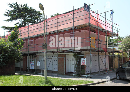 Insulation, exterior render and cladding construction elements visible ...