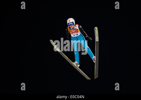 Bigna Windmueller (SUI) competing in Women's Ski Jumping at t he ...