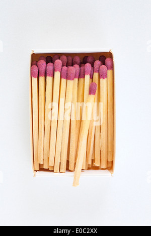 Match box full of match sticks Stock Photo - Alamy