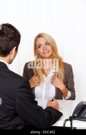 Consultation. Consultation and conversation by advisers and customers ...