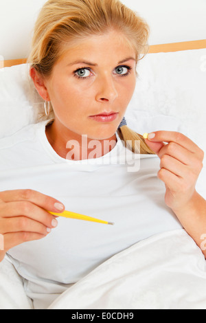 FRAU IM BETT (WOMAN IN BED Stock Photo - Alamy