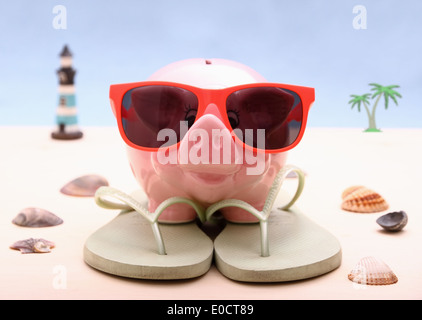 Funny Piggy Bank Stock Photo - Alamy