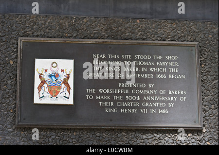 The Great Fire of London, which started at the bakery of Thomas ...