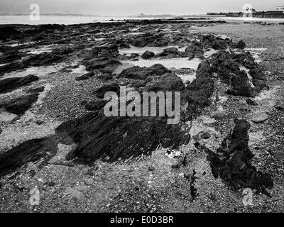 Rock pools at Rhosneigr, Anglesey, North Wales, UK. Taken on 12th ...