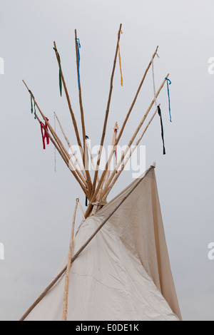 Top of tipi Stock Photo - Alamy