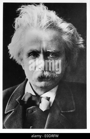 A 19th-century portrait of Edvard Grieg, the renowned Norwegian ...
