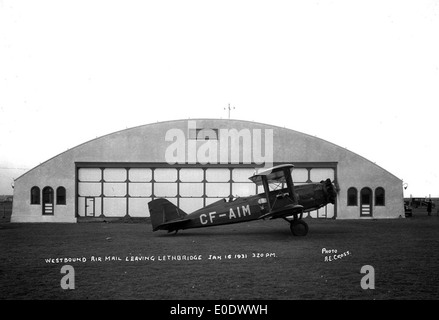 The Boeing 40B-2 is a historical aircraft from the 1920s, displayed at ...