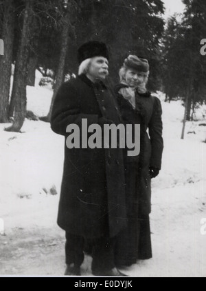 This photo features Nina Grieg, the wife of Norwegian composer Edvard ...