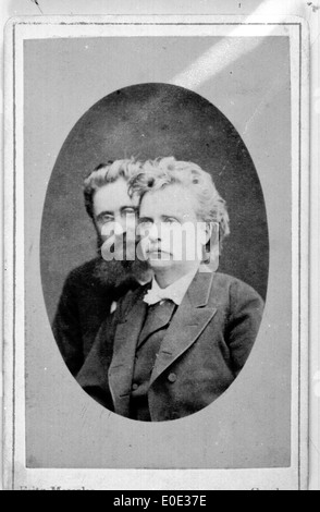 This portrait of Edvard Grieg, taken in the 1800s, shows the famous ...