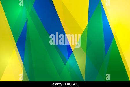 Abstract geometry background with brazil flag colors Stock Photo ...