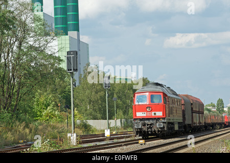 German Railways freight train Germany Stock Photo - Alamy
