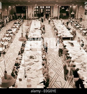 The 1957 parliamentary election in Oslo, Norway, is depicted, marking ...