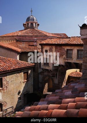 Roofs of old houses on Old Town Square, Prague, Czech republic Stock ...