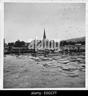 Drontheim, Hafen und Dienststelle Stock Photo - Alamy