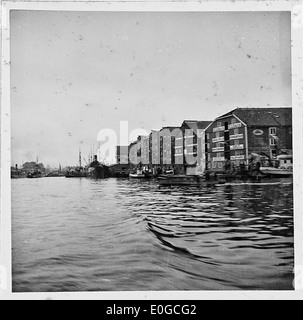 Drontheim, Hafen und Dienststelle Stock Photo - Alamy