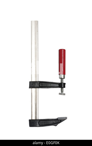 carpenter's vice on white background Stock Photo - Alamy