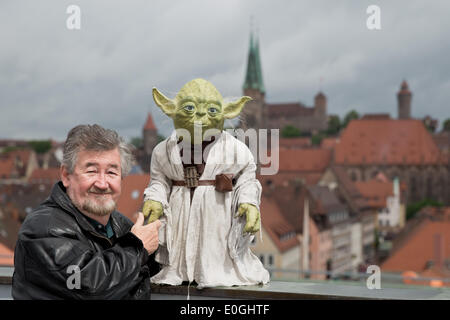 Nuremberg, Germany. 07th May, 2014. Make-up artist Nick Maley, one of ...