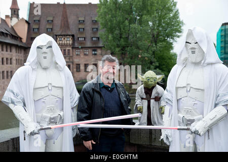 Nuremberg, Germany. 07th May, 2014. Make-up artist Nick Maley, one of ...