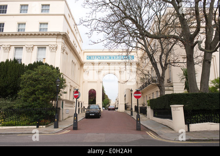 Chester Terrace is one of the neo-classical terraces in Regent's Park ...