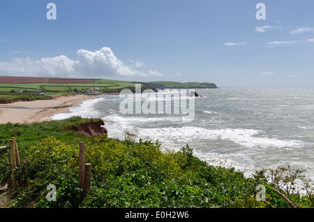 South Milton Sands near Thurlestone in South Devon Stock Photo - Alamy