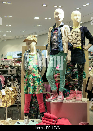 Woman's Department, Mannequins, H&M Clothing Store Interior in Times ...