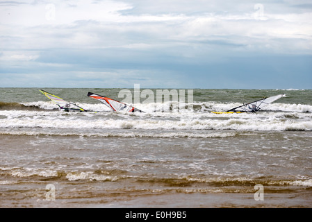 Surfing at Rhosneigr Anglesey North Wales 10/2014 Stock Photo - Alamy