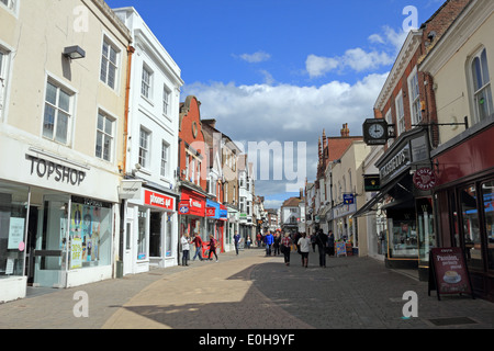 Shopping area of Horsham West Sussex UK Stock Photo - Alamy
