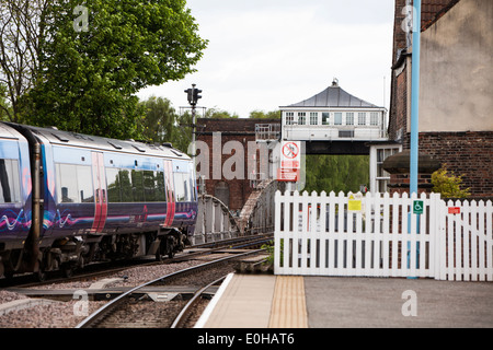 Train at Selby Railway Station, North Yorkshire, England UK Stock Photo ...