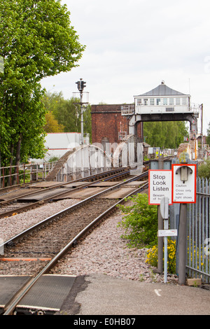 Selby, Railway sign Stock Photo - Alamy