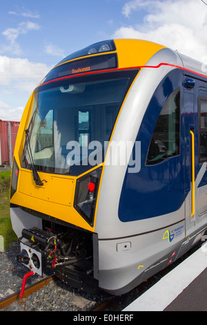 The new Auckland Transport Electric Train on its first day of operation ...