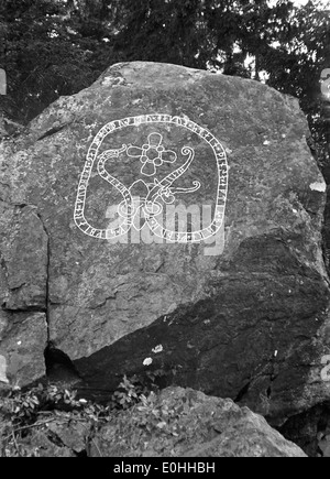The runic inscription at Kiholm, Södermanland, Sweden, showcases ...