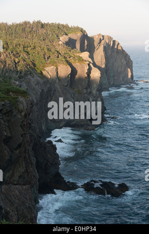 Rock formations at the coast, Skerwink Trail, Port Rexton, Bonavista ...
