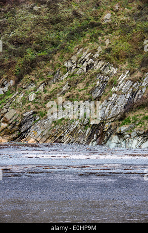 Monreith Beach Rocks in Dumfries and Galloway - Scotland Stock Photo ...