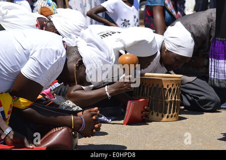 Juba, Jonglei, South Sudan. 13th May, 2014. Murle tribes people ...