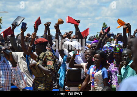 Juba, Jonglei, South Sudan. 13th May, 2014. Murle tribes people ...